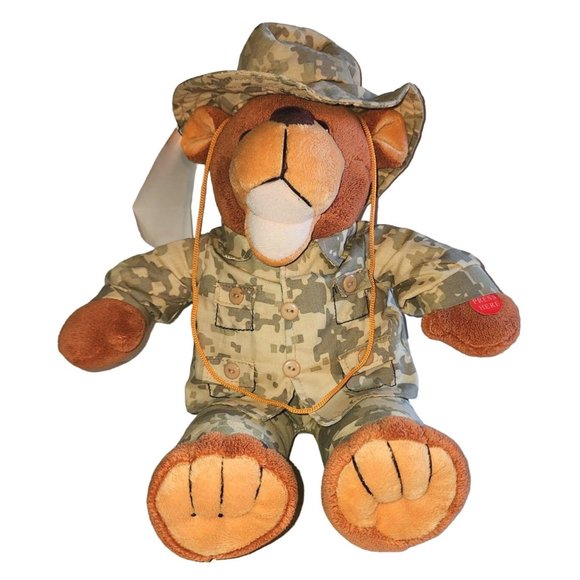 Plush Army | Toys | Bnwt Musical Us Army Plush Bear 6 Uniform Troops ...